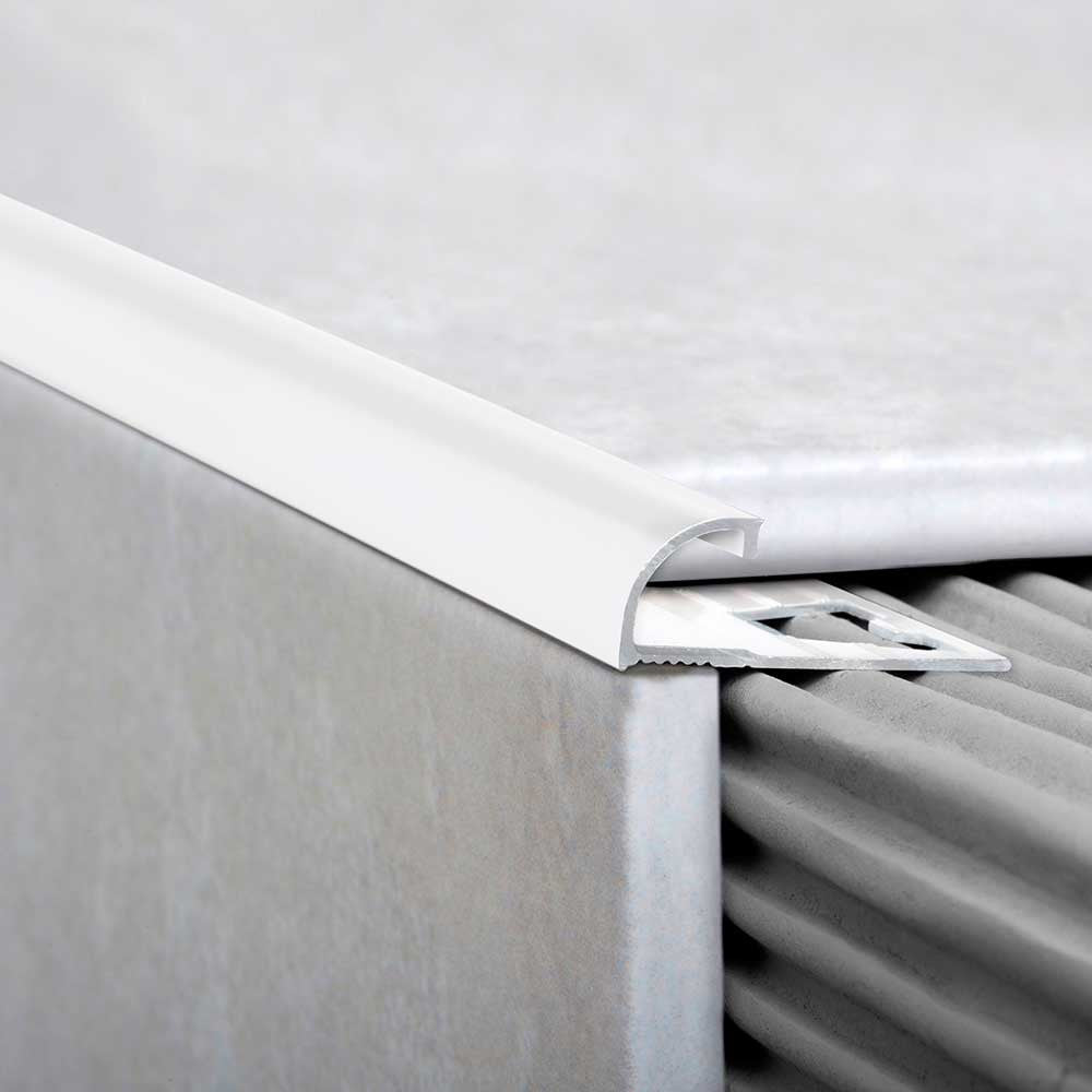 Aluminio Guardacanto Bullnose Cromo Brillante 12mm x 2.5m – Degres