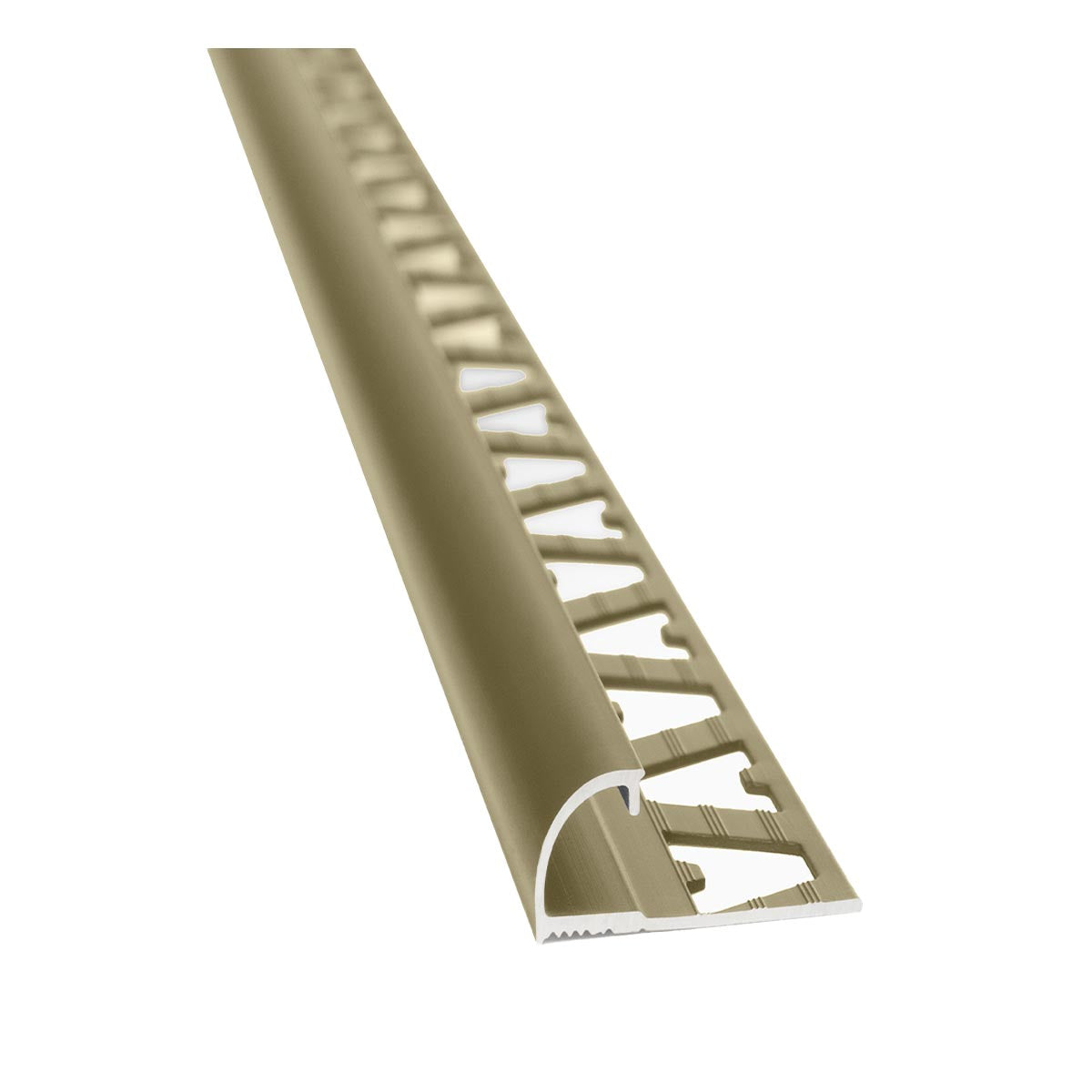 ALUMINIO GUARDACANTO BULLNOSE 12MM OLIV – Degres